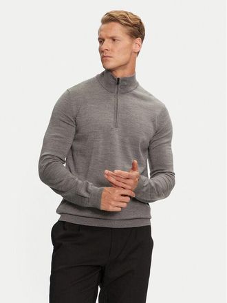 HUGO BOSS Hugo Pullover San Quirin-M 50474175 Grau Regular Fit