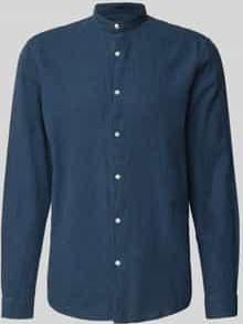Mc Neal Regular Fit Freizeithemd aus Leinen-Baumwoll-Mix
