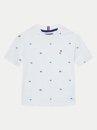 Tommy Hilfiger T-Shirt KB0KB09353 M Weiß Regular Fit
