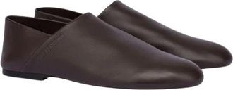 Alberta Ferretti Femme, Chaussures, Brun, Taille: 41 EU Mocassins en Cuir Nappa