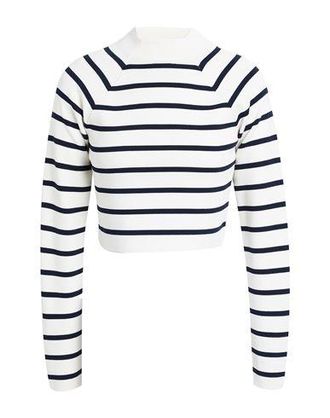 Ralph Lauren STRIPED CROPPED MOCKNECK SWEATER