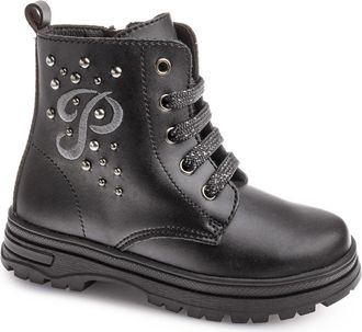 Pablosky 433515 Mode-Stiefel, Schwarz, 24 EU