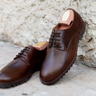 Bexley Bushey Gomme - Derbies homme chocolat