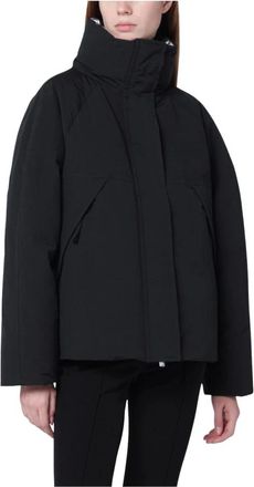 Herno Femme, Vestes, Noir, Taille: 40 FR Veste Laminar en Métal Froissé