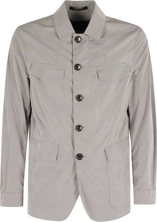 Montecore Homme, Vestes, Gris, Taille: 2XL Giacca Nylon Light Croccante