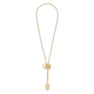 Paco Rabanne Goldener Schl&uuml;sselanh&auml;nger Halskette - - Accessories - Damen - Gelb - ONE SIZE