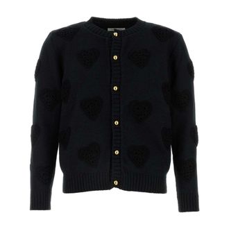 Ernest W. Baker Homme, Pulls, Noir, Taille: M Kn126Ka01 Knit Cardigan
