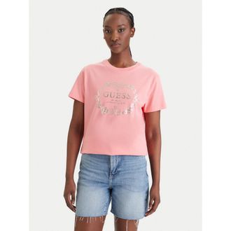 Guess Longsleeve E6GI00 I3Z14 Rosa Regular Fit
