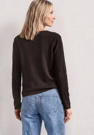 Street One Strickpullover mit U-Boot-Ausschnitt