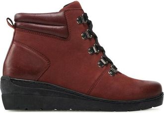 Go Soft Schn&uuml;rschuhe WI23-WARUNA-03 Dunkelrot