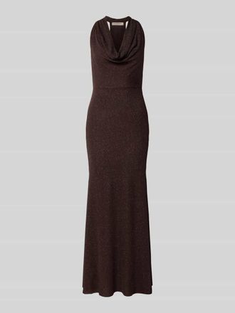 Rinascimento Slim Fit Abendkleid in Glitzer-Optik