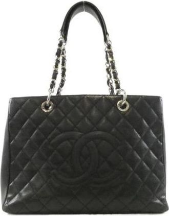 Chanel Sac bandouli&egrave;re en cuir dagneau Pre-owned - Femme - Pre-owned - Noir - Taille: ONE Size
