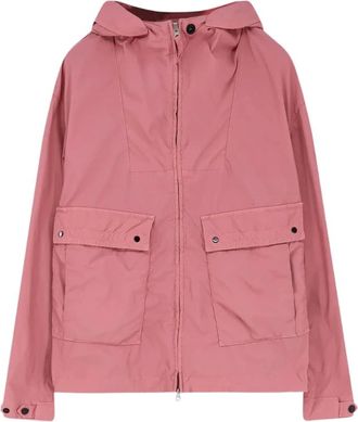 Stone Island Homme, Vestes, Rose, Taille: L Veste Coupe-Vent &agrave; Capuche