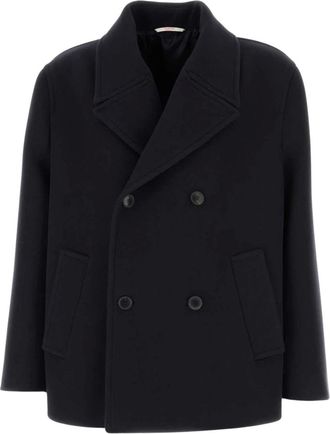 Valentino Garavani Homme, Manteaux, Bleu, Taille: L Giubbino