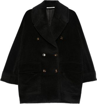 Tagliatore Manteau Au Genou - Noir