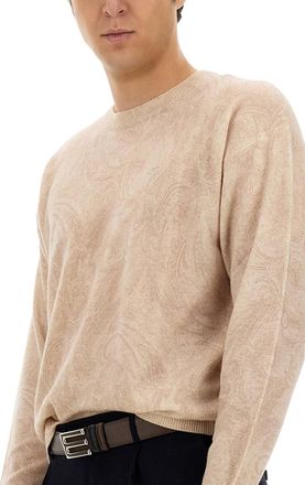 Etro Wool Jersey Sweater - Ivory