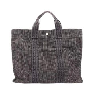 Herm&egrave;s Pre-owned Nylon sacs-main - unisex - Pre-owned - Gris - Taille: ONE Size