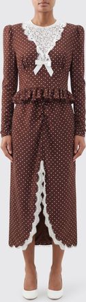 Alessandra Rich Robe ALESSANDRA RICH Femme couleur Marron