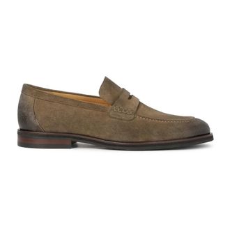 Kazar Loafer aus Wildleder in Khaki-Farbe - - Shoes - Herren - Gr&uuml;n - 42 EU