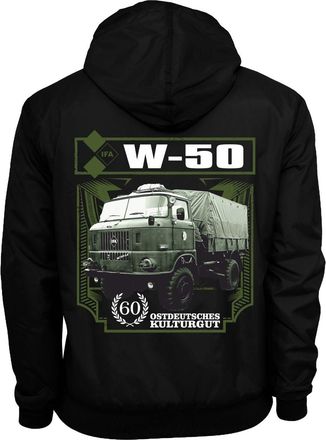 Spass Kostet Herren Windbreaker Regenjacke W50 Lkw 60 Jahre IFA DDR Gr&ouml;&szlig;e S - 5XL mit Kapuze