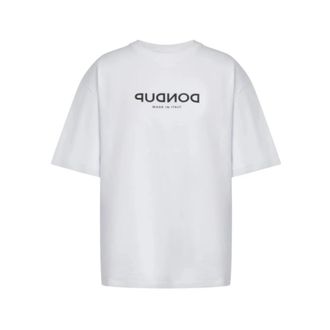 Dondup Regular T-Shirt - - Tops - Damen - Wei&szlig; - M
