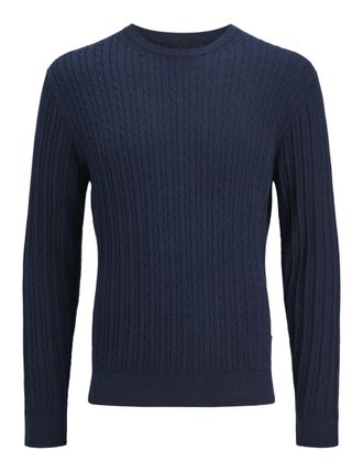 Jack & Jones Jjeemil Knit Cable Crew Neck Noos