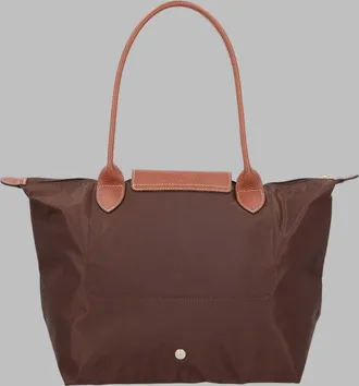 Longchamp Womens Shoulder Bag Le Pliage Original Brown Polyamide