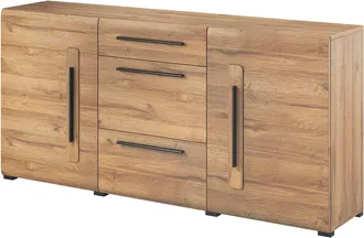 Loftscape home24 Sideboard Tyfta I 180 x 86 x 39cm Braun/Eiche Grandson Dekor
