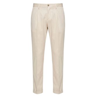Baldinini Anzughose mit B&uuml;gelfalte - - Trousers - Herren - Beige - M