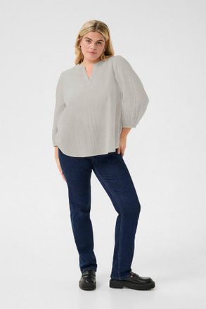 Kaffe Curve Langarmbluse Langarm-Bluse KCsilla Gro&szlig;e Gr&ouml;&szlig;en