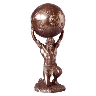 Parastone Deko-Figur Titan Atlas mit himmlischer Sph&auml;re bronziert Deko-Artikel, Bronze-Optik, H: 29 cm