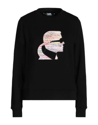 Karl Lagerfeld BOUCLE PROFILE SWEATSHIRT