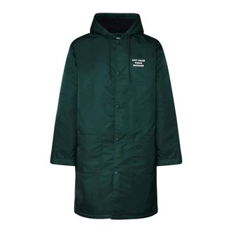 Dr&ocirc;le de Monsieur Dunkelgr&uuml;ner winddichter Parka - - Coats - Herren - Gr&uuml;n - M
