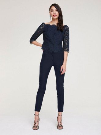 Heine Klassische Bluse Spitzen-Bluse 3/4-Arm