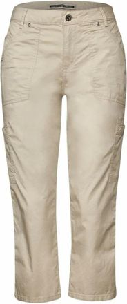 Street One Cropped Hosen - - Trousers - Damen - Beige - XS