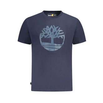 Timberland Crew Neck T-shirt - - Tops - Herren - Blau - 2XL
