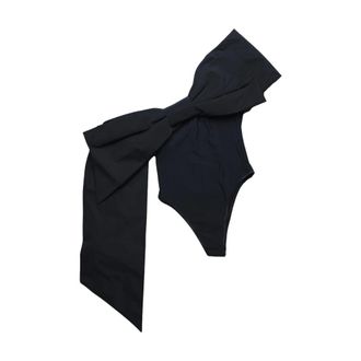 Vaquera Femme, Tops, Noir, Taille: 40 FR Bow Leotard Woven