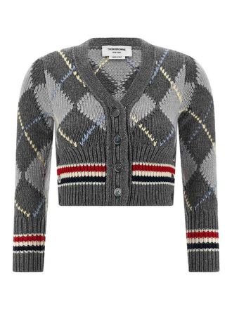 Thom Browne Cardigan - Gris