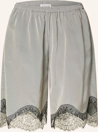 Frankie Shop Bermudas Baxter Mit Spitze grau