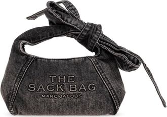 Marc Jacobs Femme, Sacs, Gris, Taille: ONE Size Bow Denim Mini Sack Bag