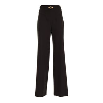 Roberto Cavalli Pantalon large - Femme - Pantalons - Noir - Taille: 40 FR