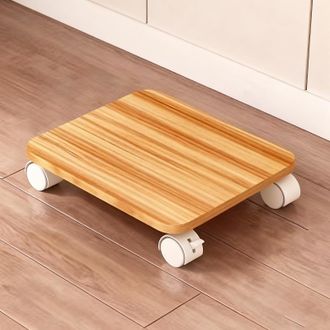 Generic Druckerständer Druckerständer for Unter Den Schreibtisch, Rollbarer Aktenvernichtertisch Aus Holz, Regal for Homeoffice, Arbeitszimmer, 3D-Drucker, Fa