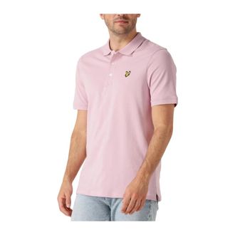 Lyle & Scott Einfaches Poloshirt in Frischem Rosa - - Tops - Herren - Rosa - M