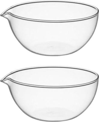 Cabilock Mini Bol En Verre Transparent 9Cm X 5Cm Pour Cuisine Et Service - Bol De Stockage Aliments Polyvalent Coupelle Dessert Et Vaisselle Pour Fruits - Prat