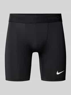 Nike Eng anliegende Sportshorts mit Logo-Print