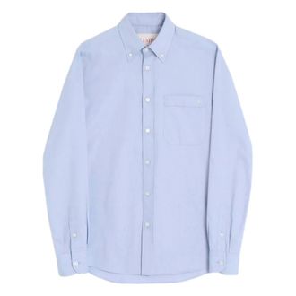 Valentino Garavani Homme, Chemises, Bleu, Taille: L VLogo Oxford Shirt