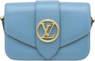 Louis Vuitton Sac bandouli&egrave;re Pont 9 MM Pre-owned - Femme - Pre-owned - Bleu - Taille: ONE Size