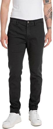 Replay Herren Chino Zeumar Slim-Fit X-Lite Plus, Blackboard 099 (Schwarz), 34W / 30L