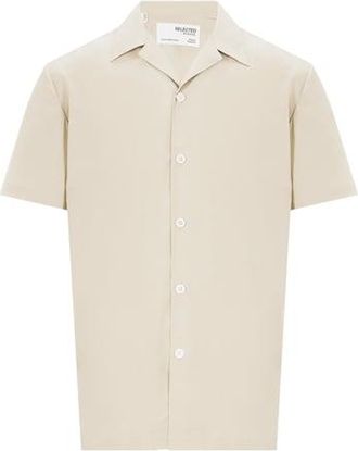Selected Chemise manches courtes en coton organique