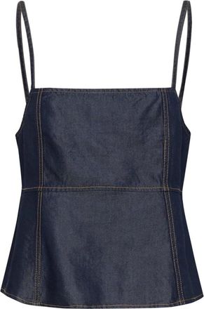 Gestuz Damen, Oberteile, Blau, MGröße